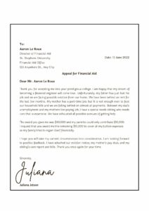 How To Write A Financial Aid Appeal Letter with Samples - Scholaroo